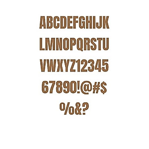 Large Flat Cardboard Letters | Choose Your own Letters and Numbers | Large Flat Cardboard Numbers | Decorative Letters | Giant Letters for Wall Decor | Craft Letters | (36 Inch)