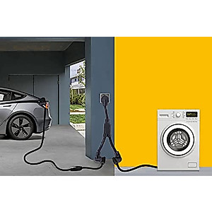 YYCKE Welder 50A Splitter, Industrial Male Plug NEMA 6-50P to (2) 6-50R Female Connectors, NEMA 6-50 Splitter Cord Y Adapter 3 feet