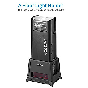 Godox AD200PRO-PC Silicone Fender Protect Case for AD200Pro Flash Light Screen Protection