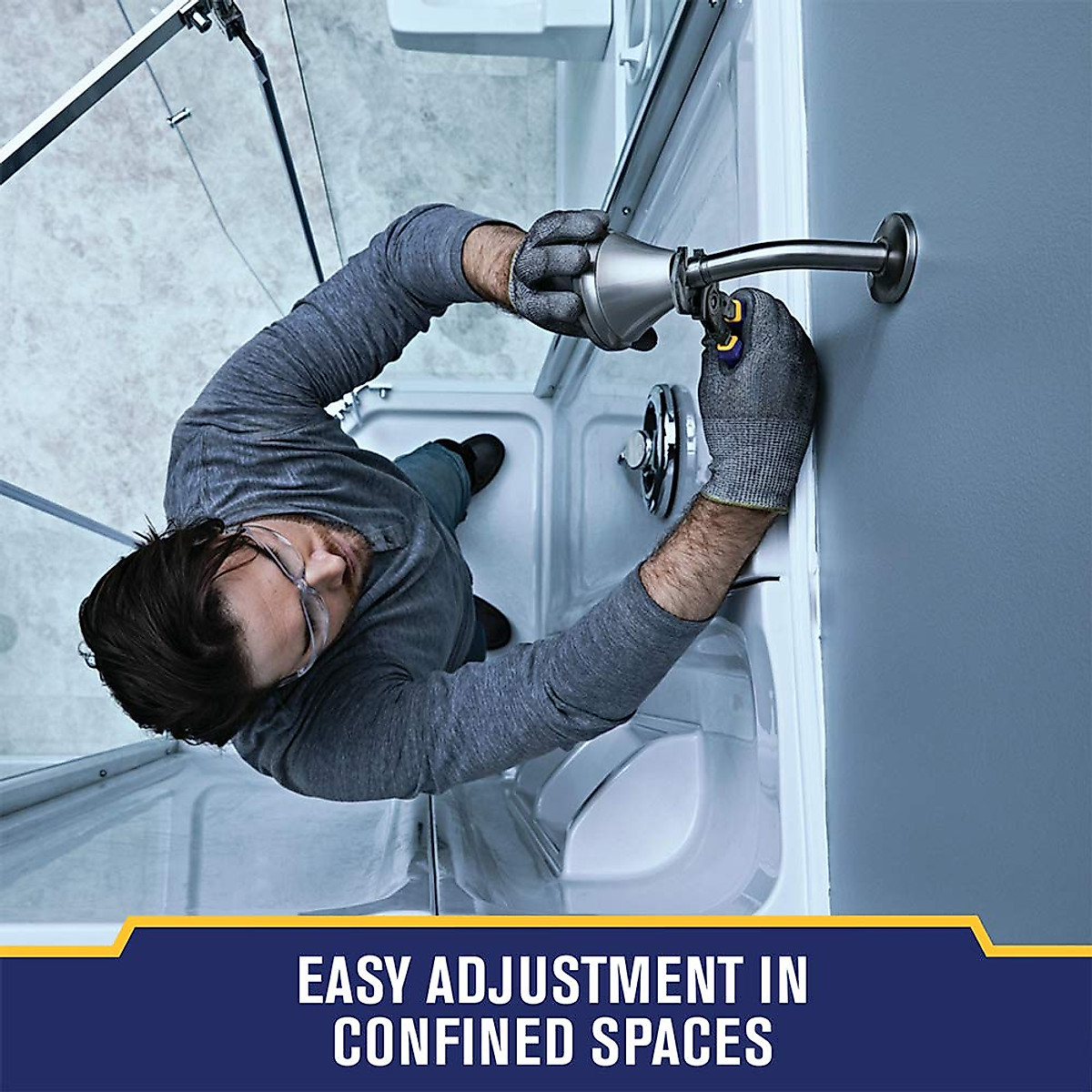 IRWIN VISE-GRIP Adjustable Pliers, Plumbing, Tongue & Groove, 8-Inch (IRHT82635)