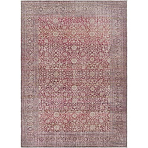 Artistic Weavers Cadman Printed Oriental Area Rug, 7'10" x 10'2", Rust/Navy