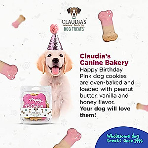 Claudia's Canine Bakery - Happy Birthday Pink Cookie Gift Box, 11 oz.