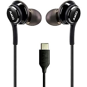 UrbanX 2021 Stereo Headphones for Note 10, Note 10+, Galaxy S10, S9 Plus, S10e, Galaxy S21, Galaxy S20 FE, Galaxy S20, Microphone and Volume Remote Type-C Connector