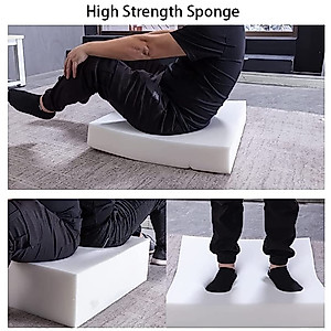 HAiHALA Breathable Leather Cushion - Round Kitchen Dining Chair Seat Cushion Chair Pad - High Stool Chair Cushion - Bar Chair Seat Pad Butt Pillow (Color : White, Size : 45 * 45 * 5cm)