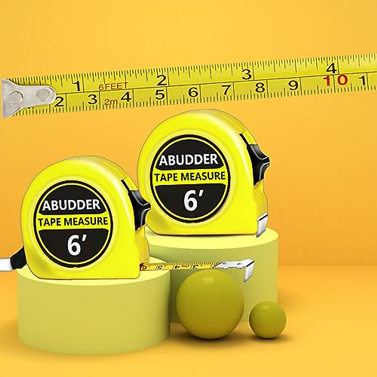 6 Pack Small Tape Measures Retractable,Metric Measuring Tape Retractable with Inches and Centimeters,Measurement Tape 6 FT