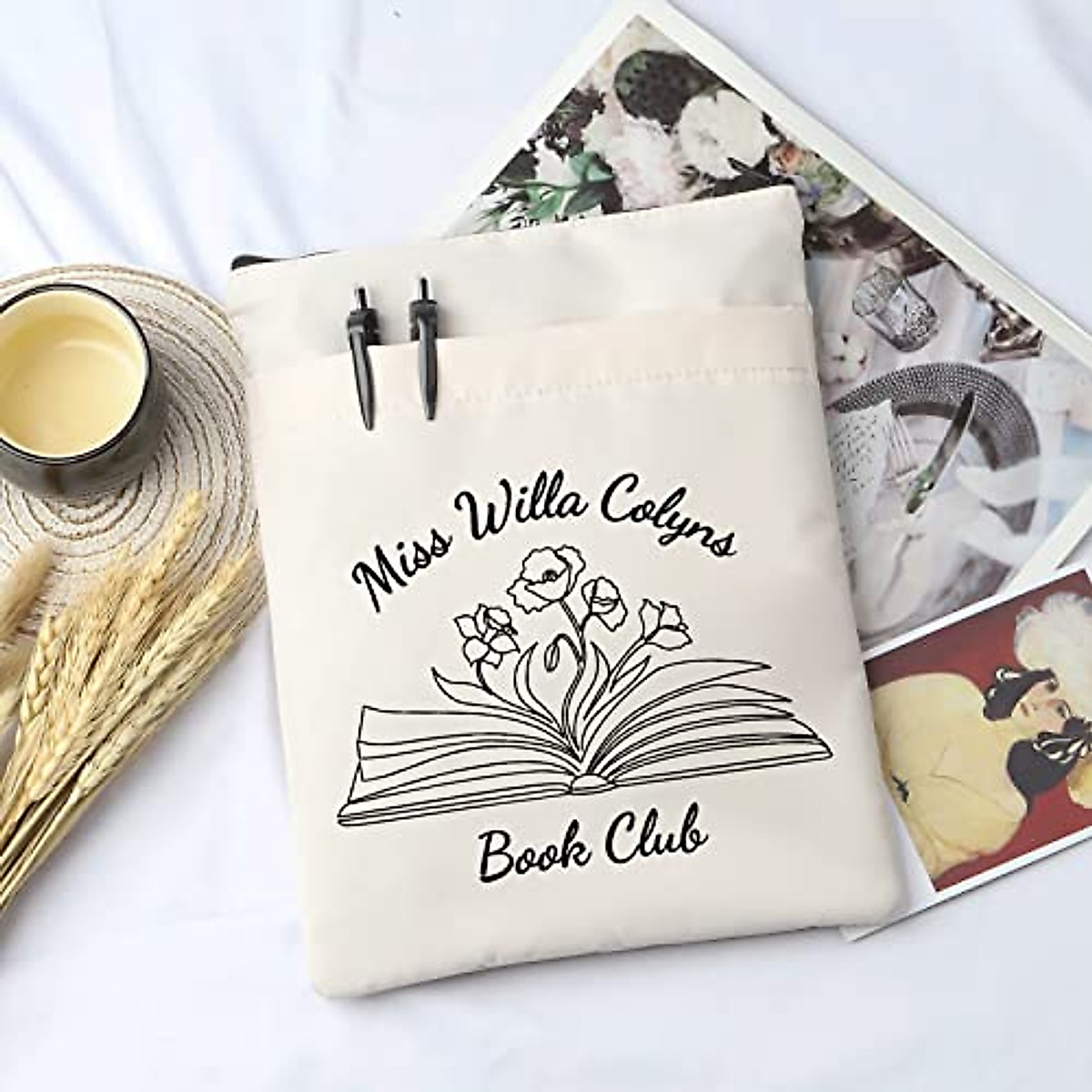 G2TUP from Blood and Ash Inspired Gift Miss Willa Colyns Book Club Book Sleeve FBAA Book Covers Bookish Gift Book Lover Fan Zipper Book Protector (Miss Willa Colyns BS)