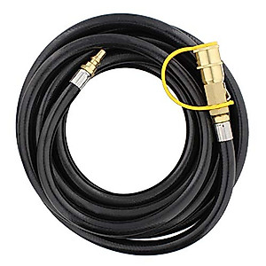 Dumble Low Pressure Regulator Hose, 20ft Rubber - Low Pressure Propane Regulator Hose for LP Gas Low PSI Regulator Hose