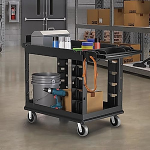 Suncast Commercial PUCSD2645 Utility Cart, Heavy Duty, 500 Pounds Load Capacity, black