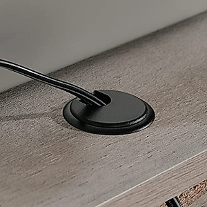 Sauder Cottage Road L-Desk, L: 65.12" x W: 58.66" x H: 29.76", Mystic Oak Finish