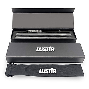 Carbon Fiber Reusable Drinking Straws - Tall | 4 Pack