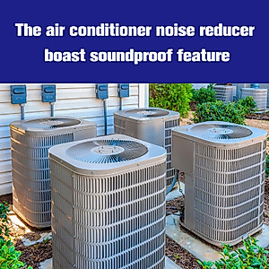 Pangda Air Conditioner Compressor Sound Blanket Heavy Duty Sound Blankets AC Compressor Blanket for Insulation Noise Reduction