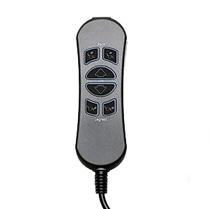 Fruhdi 6 Button 5 Pin Prong MLSK89-A2 Hand Control Handset Remote with USB and Backlight for Lift Chairs Power Recliners