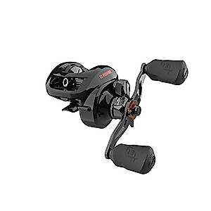 13 FISHING - Inception G2 Baitcast Reel - 5.3:1 Gear Ratio - Power Model - Left Hand Retrieve (Fresh) - ING2P-5.3-LH, Black
