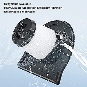 Fjhee Car Vacuum 13.2FT Corded, Portable Car Vacuum Cleaner Strong Suction DC 12V/9500Pa Handheld Vacuums w/4 Attachments for Car Interior Detailing Auto Accessories Cleaning Tool Kit w/Storage Bag