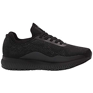 Skechers Women's Slip on Athletic Food Service Shoe, Black, 11