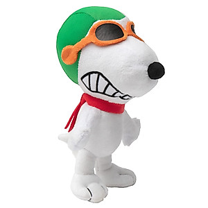 JINX Official Peanuts Collectible Plush Snoopy, Excellent Plushie Toy for Toddlers & Preschool, Flying Ace