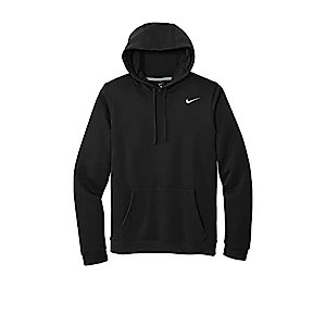 Nike Men's Hoodie Black/White nkCJ1611 010 (Large)