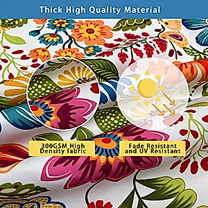 idee-home Outdoor Patio Chair Cushions Set of 2, Outdoor Chair Cushions for Patio Furniture, Replacement Seat Cushions 24x24 Waterproof