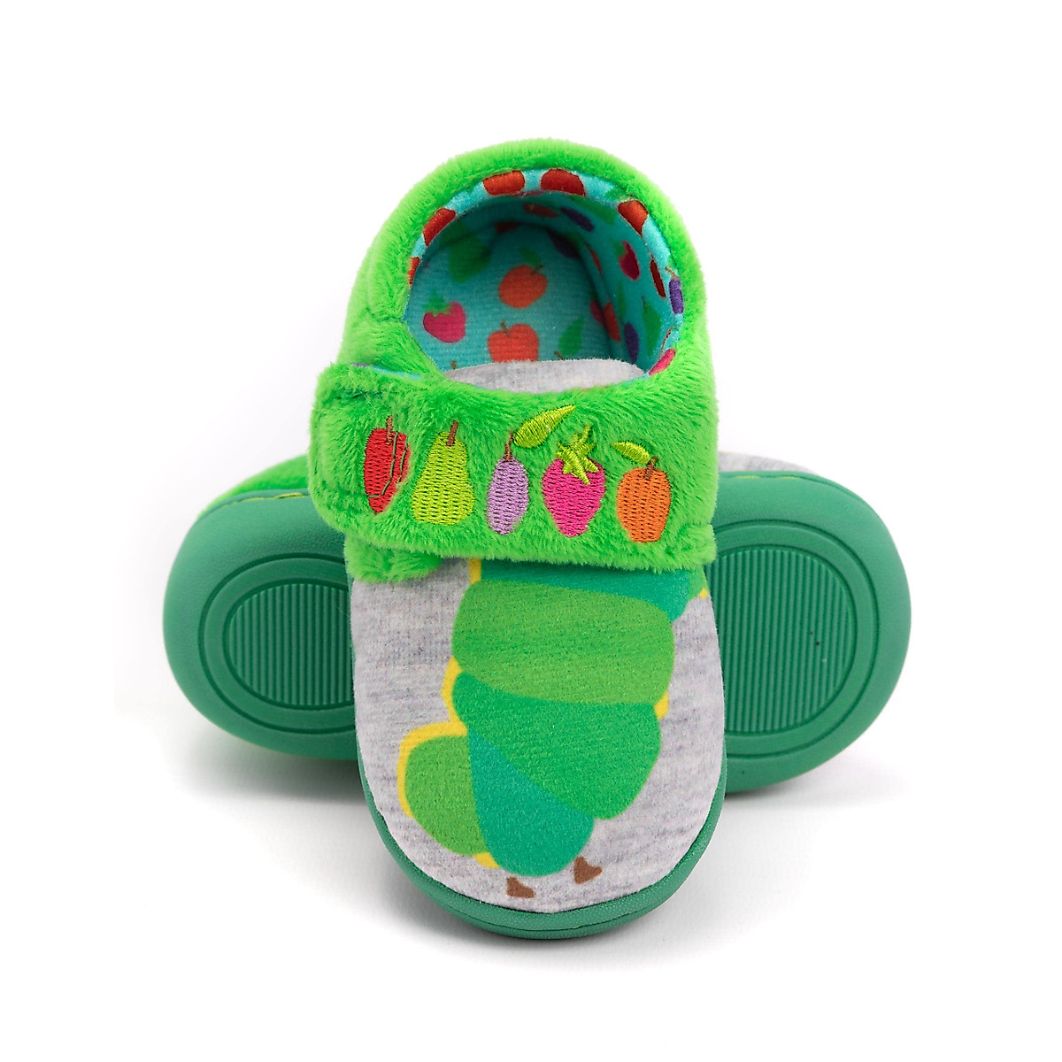 Eric Carle The Very Hungry Caterpillar Slippers Kids Toddlers Girls Book Shoes 7.5 US Toddler