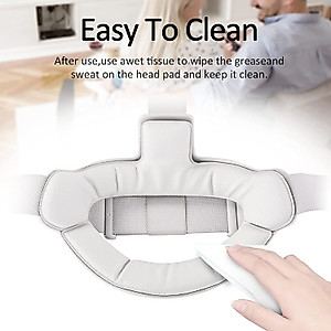 3 in 1 VR Head Strap Pad Headband Balance Cushion & VR Power Bank Fixing Strap Replacement & Lens Protector Pad for Oculus Quest 2 Elite Strap,Quest 2 Accessories.…