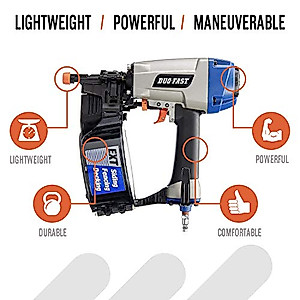 Duo Fast, Pneumatic 0 Degree Coil Siding Nailer DF22C, 502950, Air Compressor Powered