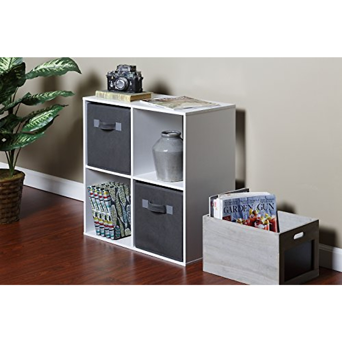 OneSpace 50-41201 4-Cube Organizer, White