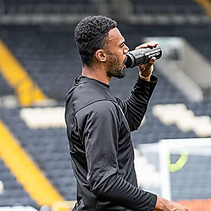 Net World Sports 10 Water Bottles & Carrier [750ml] - BPA Free Plastic Available (Orange)