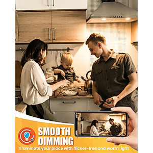 TobeBright 6W PAR20 LED Range Hood Light Bulbs E26 120V Dimmable Kitchen Stove Hood Light Bulbs, 6W LED Appliance Bulb Range Hood Replaces PAR20 50W Halogen Bulb, Warm White 3000K