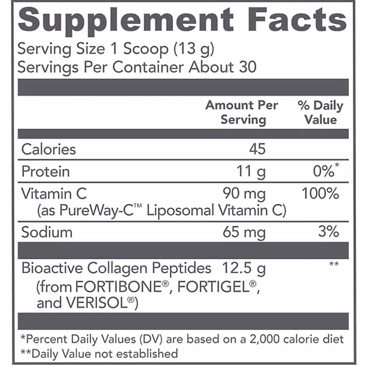 Vital Proteins Professional Bioactive Collagen Complex Everyday Foundational Support, 13.9oz