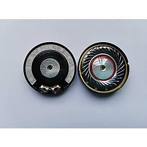 ADUCI 2pcs Subwoofer 30mm Headset Driver HiFi Headphone Speaker Unit 32ohm Headphone Repair Parts Earphone Accessories