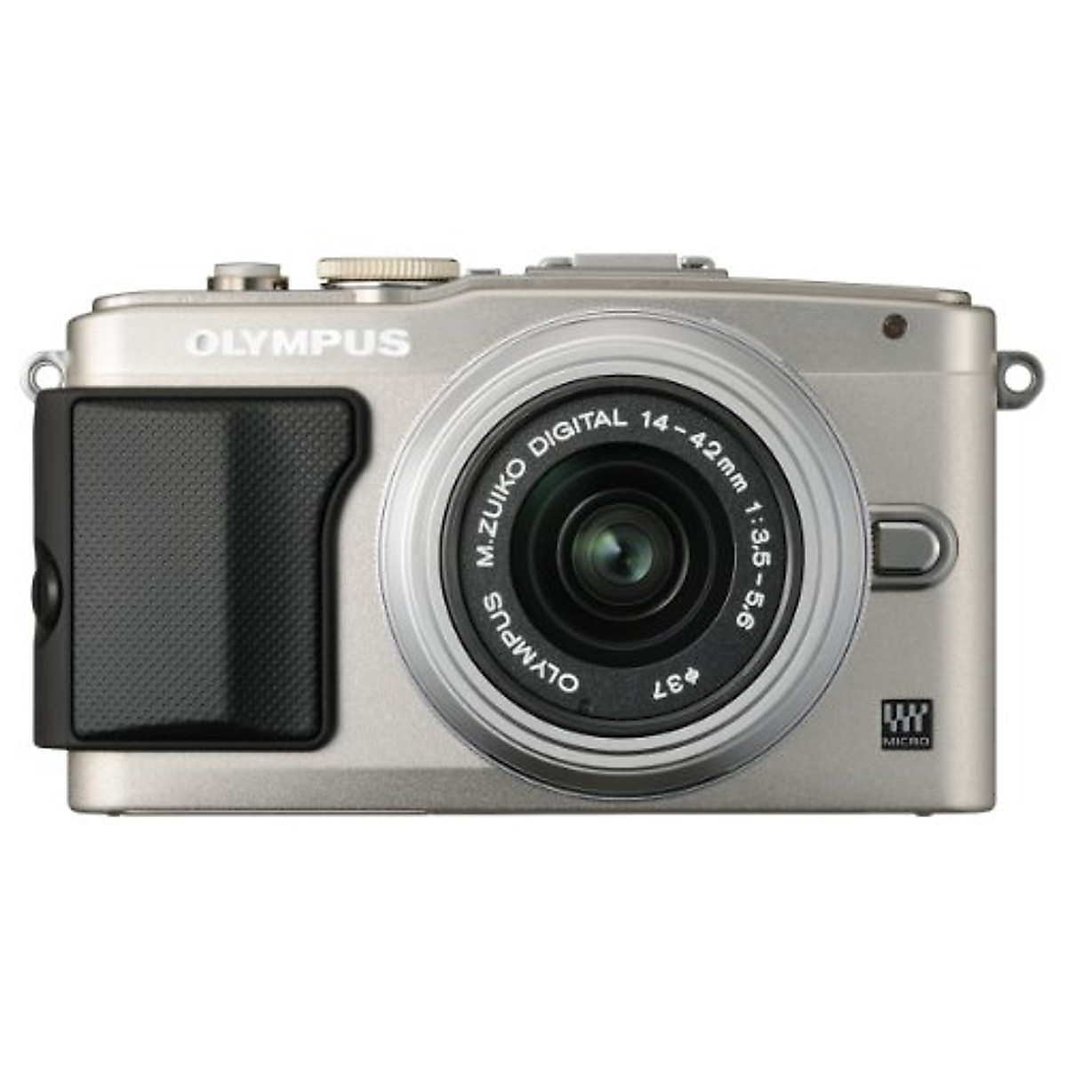 Olympus Mirrorless SLR E-PL6 with M Zuiko Digital 14-42mm Lens (Silver) - International Version