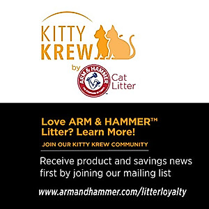 ARM & HAMMER HardBall Lightweight Easy No-Mess Scooping Garden Bloom Scent Platinum Multi-Cat Clumping Litter, 8.5LB Bag