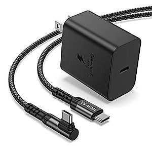 45W USB C Super Fast Charger, Pofesun USB C Wall Charger Super Fast Charging Block for Samsung Galaxy S23 Ultra/S23/S23+/S22 Ultra/S22+/Note 20/S20/S21,Galaxy Tab S7+/S8+,with 10ft 100W Cable-Black