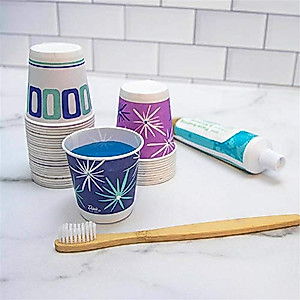 Dixie Paper Bath Cups, 3oz Cups, 400 Count (Pack of 1), Colors/Styles Vary
