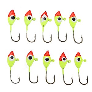 10Pcs High Carbon Steel Fishing Lure Hooks Fishing Tool Accessories Fishing Hooks Fishing Tackle Hooks Jigs Fishing Lures Bait Rigs Set for Freshwater Saltwater