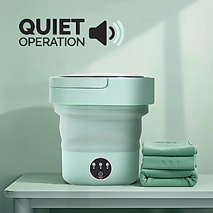 Mini Washer, Small Washer Machine, Mini Washer Machine, Portable Mini Washing Machine, Lavadora Pequeña, Small Laundry Machine, Small Washing Machine, Foldable, Collapsible, For Countertop, Camping