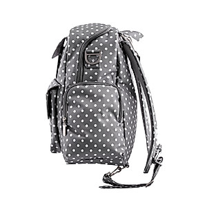 JuJuBe Be Nurtured Large Breast Pump Backpack, Classic Collection - Dot Dot Dot