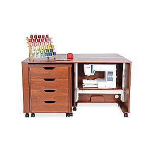 Arrow Laverne & Shirley Sewing and Quilting Cabinet with Lift and Caddy