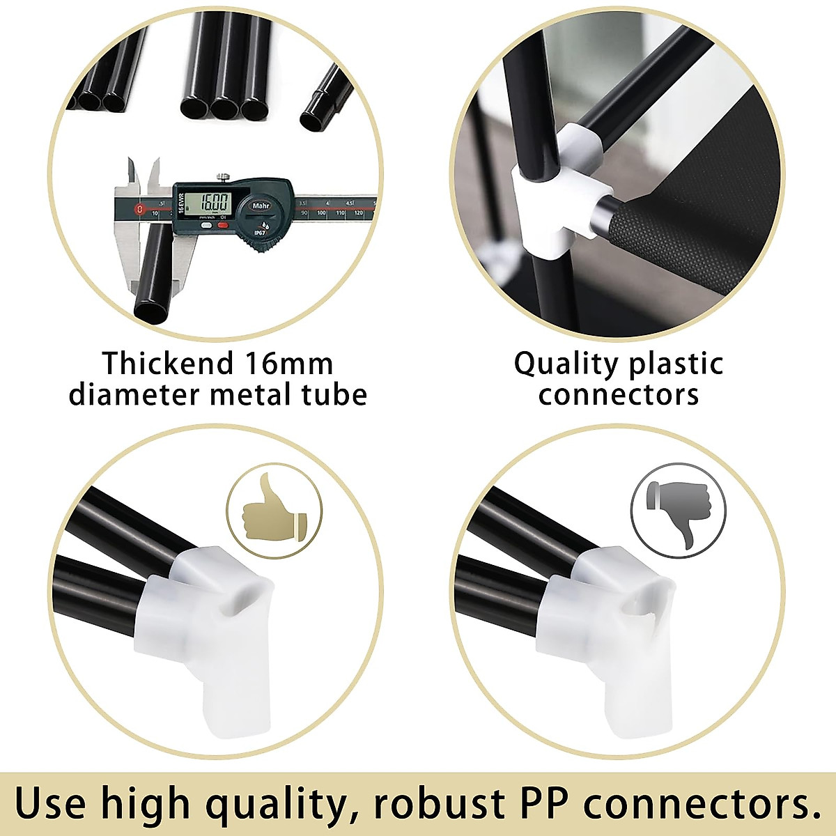 LOKEME Portable Closet, Black Wardrobe Closet Organizer with Cover, Portable Closets for Hanging Clothes 65.4x17.4x64.4 inch,4 Hanging Rods and Shelves, Large Capacity for Bedroom, Living Room