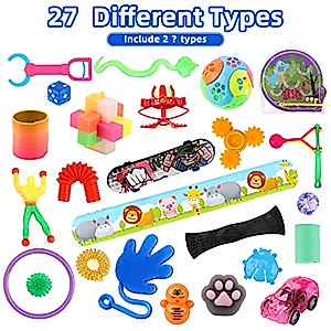 Amy&Benton 120PCS Treasure Box Prizes for Classroom, Easter Egg Fillers Kids Birthday Party Favors for Goodie Bag Fillers, Assorted Pinata Fillers, Bulk Party Toy Assortment