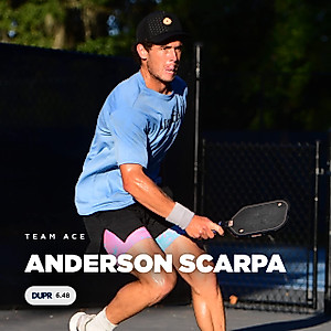 ACE Pickleball Spade - Premium Pickleball Paddle, Made of Carbon Fiber - USAPA Approved Best Pickle Ball Racket for Tournament Play - Non-Slip Grip Texture, Ultimate Spin & Control with Honeycomb Core