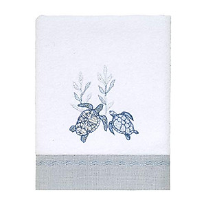 Avanti Linens - Hand Towel, Soft & Absorbent Cotton Towel (Caicos Collection, Optic White)