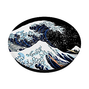 The Great Wave off Kanagawa Hokusai Japanese Art PopSockets PopGrip: Swappable Grip for Phones & Tablets