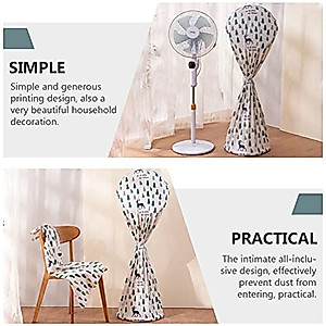 RAZZUM Floor Fan Dust Cover Reusable Fan Dust Protector Electrical Appliances Cover Anti Dust Fan Cloth Guard for Home 140x60cm Fan