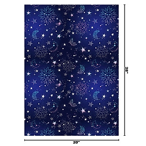 Titiweet Galaxy Wrapping Paper,Birthday Wrapping Paper for Men Women, 12 Sheets Constellation Wrapping Paper for Birthday Wedding Christmas, 20x28 Inches Per Sheet (Galaxy Constellation(12 sheets))
