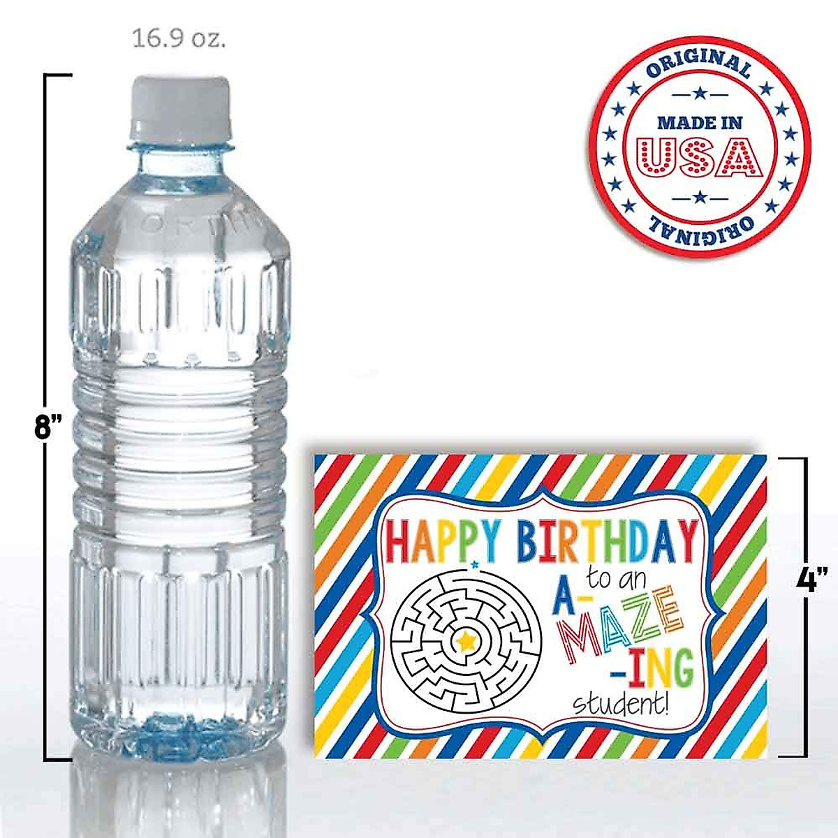 Cute & Funny Puns Themed Happy Birthday From Teacher To Student Blank Postcards, 4"x6" Fill In Notecards (6 different designs) by AmandaCreation (30)