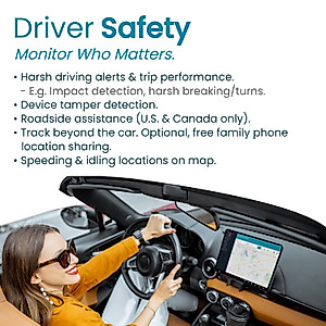 VyncsPro 4G No Monthly Fee 60 Seconds GPS, Live Map, Trip Replay, OBD GPS Tracker for Cars, Real Time GPS, 1 Year Data SIM, Teen Driving Alert Car Health Recall Fuel Report Activation Fee Reqd