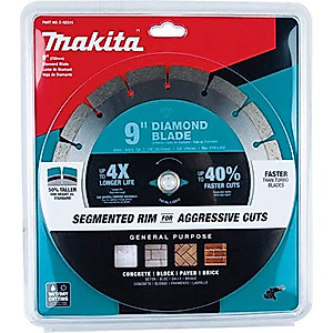 Makita E-02515 9" Diamond Blade, Segmented, General Purpose