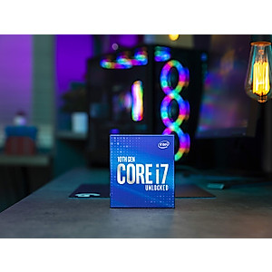 Intel Core i7-10700K Desktop Processor 8 Cores up to 5.1 GHz Unlocked LGA1200 (Intel 400 Series Chipset) 125W (BX8070110700K) (Renewed)