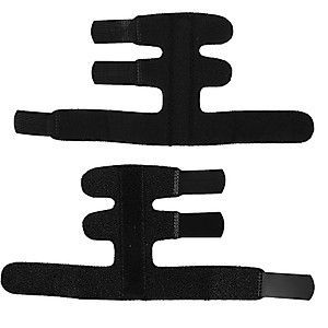 Compression Finger Splint, Adjustable Finger Support Brace Finger Brace, Finger Splints for Arthritis Pain Tendon Injury, Breathable Finger Joints Orthosis Stabilizer